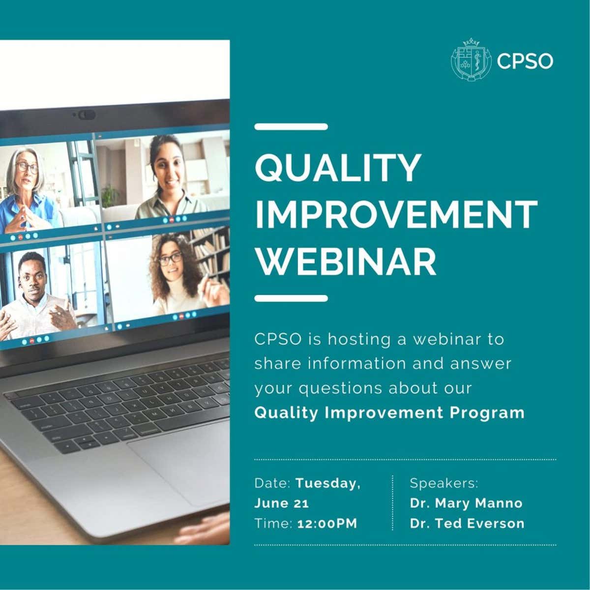 We’re Hosting a QI Program Webinar | Dialogue - CPSO's Publication for ...